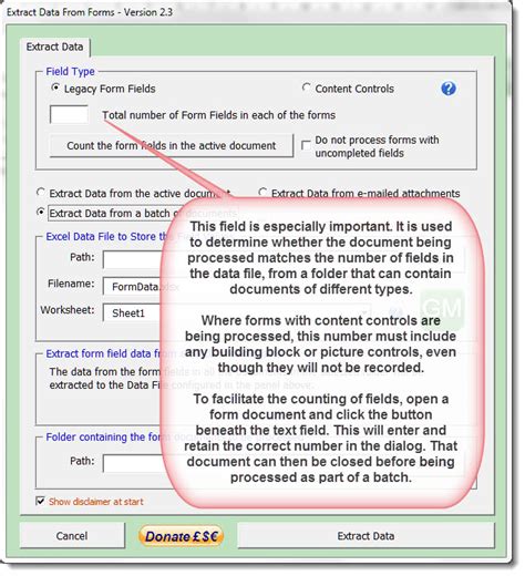 Extract Data From Forms