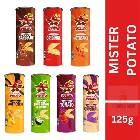 Mister Potato Crisps Potato Chips 125g Shopee Malaysia