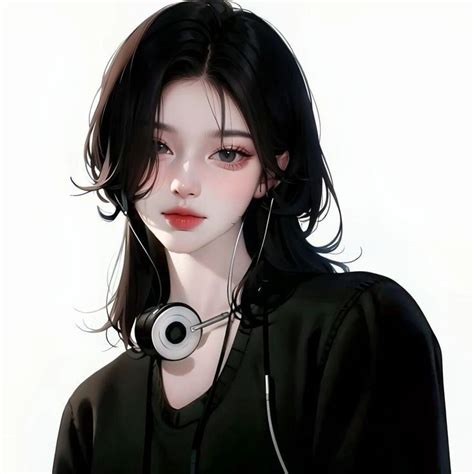 Pinterest Potret Digital Gambar Wajah Gambar Gadis Kartun