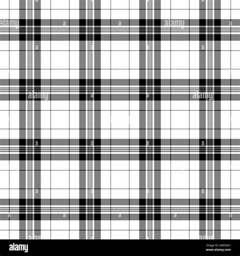 Check Seamless Texture Of Pattern Plaid Fabric With A Vector Tartan Textile Background In Gray