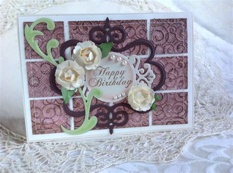 Spellbinders Twisted Metal Frame Paper Flowers Spellbinders Frame