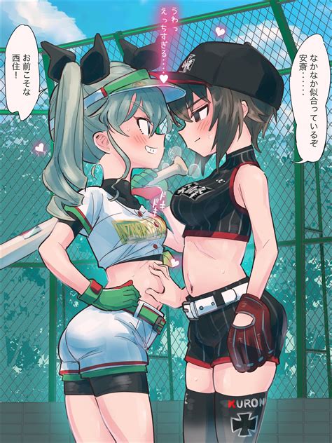Eisu Eith Anchovy Girls Und Panzer Nishizumi Maho Girls Und Panzer Girls Und Panzer