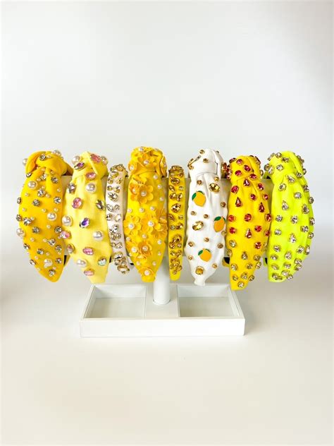 Luxury Yellow Headbands Easter Headbands Floral Headband Flower