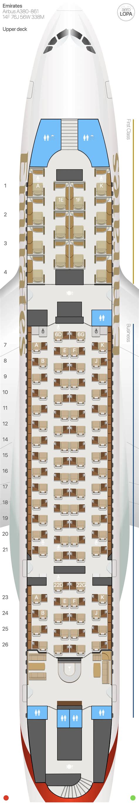 Ek Airbus A380 800 Seat Map Aerolopa