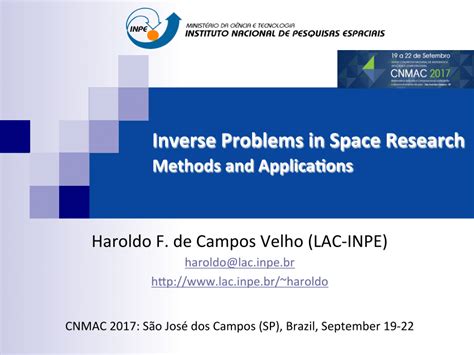 PDF Inverse Problems In Space Research Methods And Applications