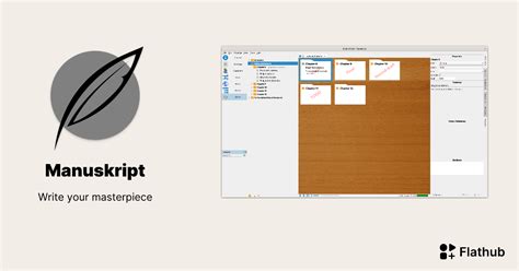 Install Manuskript On Linux Flathub