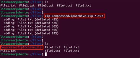 How To Compress Files In Ubuntu Using Command Line Linuxways