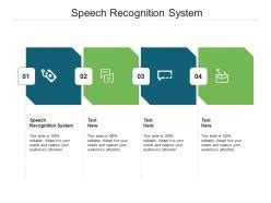 Speech Recognition PowerPoint Presentation And Slides SlideTeam