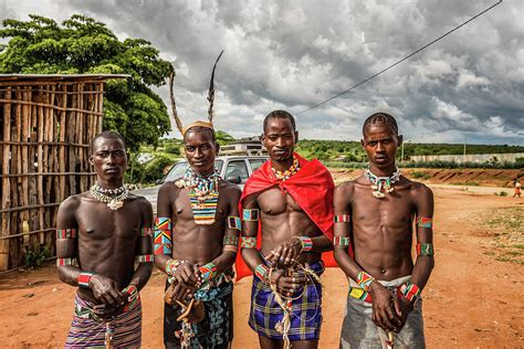 Young Men From Three Ethiopian Tribes Photograph By Miroslav Liska