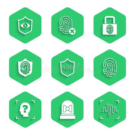 Set Shield Voice Recognition Motion Sensor Voice Fingerprint Face Shield With Lock And Eye