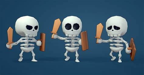 Mini Simple Characters Skeleton Free Demo Characters Unity Asset Store