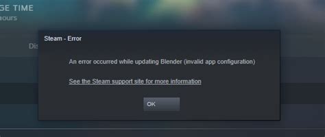 An Error Occurred While Updating Blender I Have Tried Verifying Game Files Restarting And