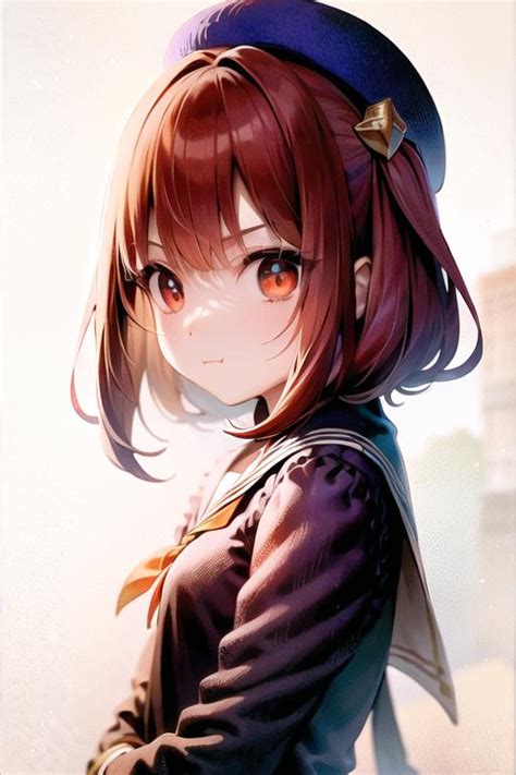 Cute Anime Girl Arima Kana Images Generated With Ai