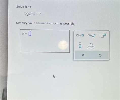 Solved Solve For Xlog X Simplify Your Answer As Much As Chegg