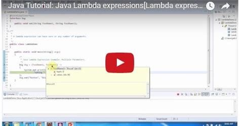 JAVA EE Java Tutorial Java Lambda Expressions Lambda Expression