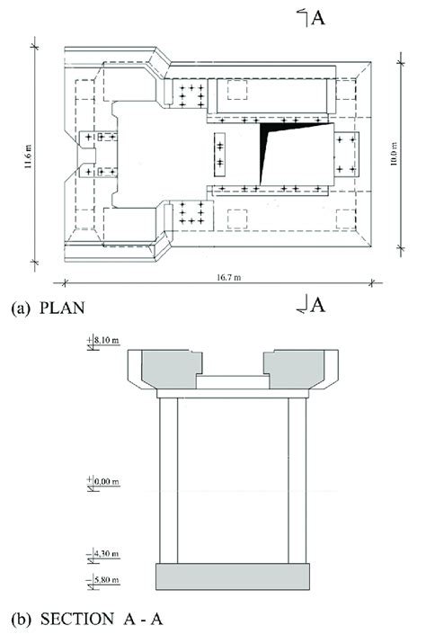 Foundation Structure A Plan B Section Foundation Structure A