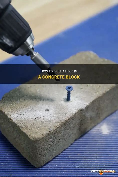 How To Drill A Hole In A Concrete Block Shuntool