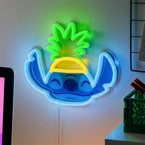 Stitch Lilo And Stitch Wall Mountable Led Neon Light Neon Light Free