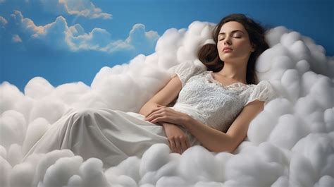 Photorealistic Style Clouds And Woman AI Generated Image