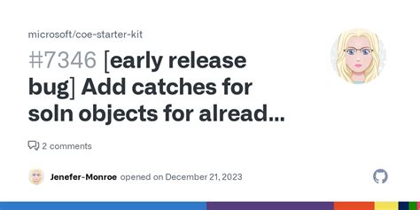 Early Release Bug Add Catches For Soln Objects For Already Created