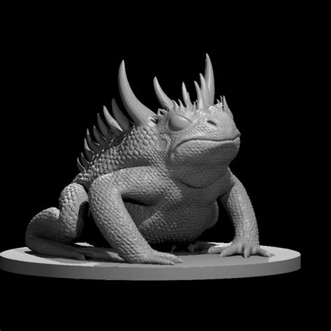 3d Printable Demon Toad By Miguel Zavala