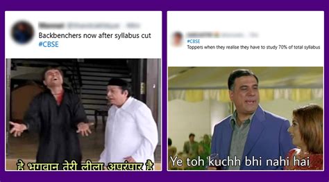 Viral News Cbse Reduces Syllabus By 30 For Classes 9 To 12 Funny Memes And Jokes Flood Twitter