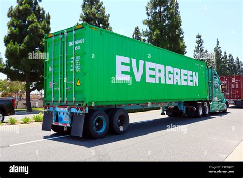 Evergreen Container Truck Evergreen Container 20 On Trailer Model
