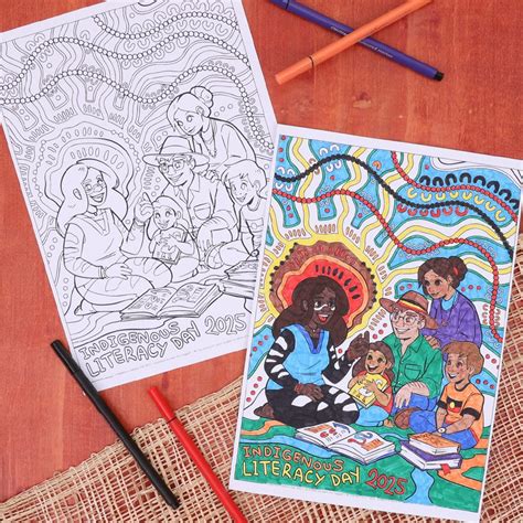 Indigenous Literacy Day 2025 Colouring Sheet Paper And Card Clever