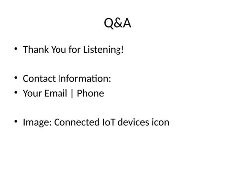 IoT Seminar Presentation Pptx On Iot Implementation PPT