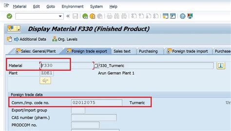 Transfer Commodity Code From Sap Gts To Sap Ecc System Sapboost Com