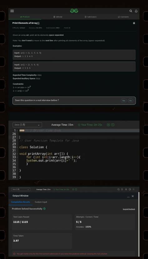 Resolved A Java Problem In Geeksforgeeks Khazi Shafiya Banu Posted On