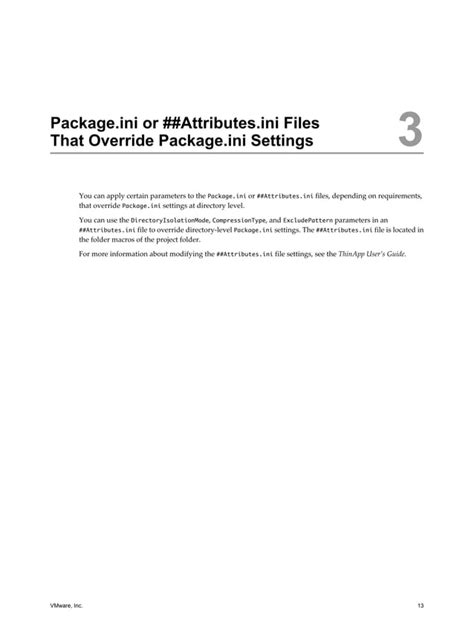 Thinapp47 Packageini Reference Pdf Computer Software And Applications Computing