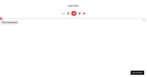 liripeng vue audio player examples codesandbox
