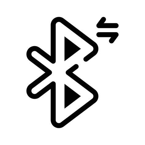 A Bluetooth Symbol Representing Wireless Connectivity 54113927 Vector Art At Vecteezy