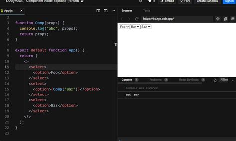 Bug Component Inside ` ` Is Rendered As ` Object Object ` Without Issuing A Warning · Issue