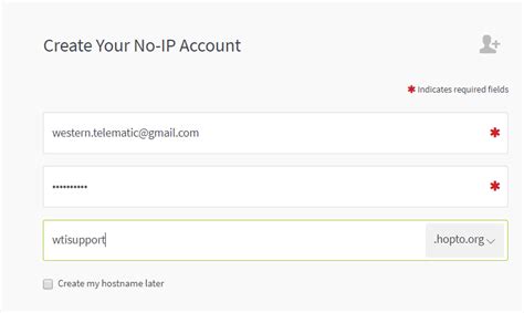DDNS No IP Setup WTI Western Telematic Inc