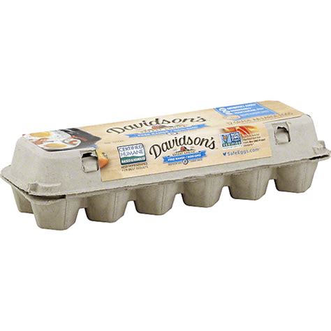 Davidson S Free Range Non GMO Pasteurized Large Eggs Oz Carton Eggs The Markets