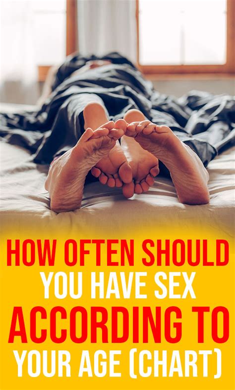 HOW OFTEN SHOULD YOU HAVE SEX ACCORDING TO YOUR AGE CHART