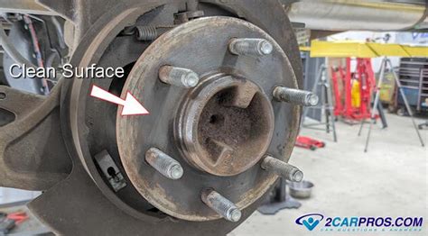 Removing a Stuck Brake Rotor in Automotive Repairs