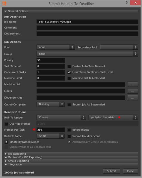 houdini distributed sim deadline aws thinkbox discussion forums