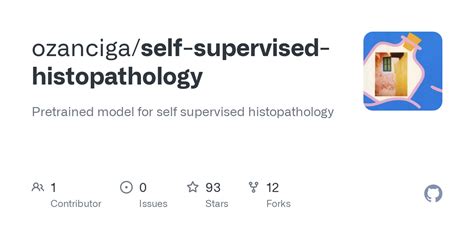 Github Ozancigaself Supervised Histopathology Pretrained Model For Self Supervised
