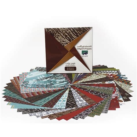 کاغذهای اوریگامی نقوش ایرانی فانی‌لند