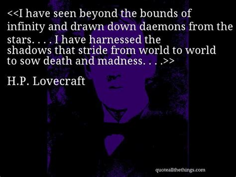 Quote From H P Lovecraft Lovecraft Horror Quotes Writing Quotes