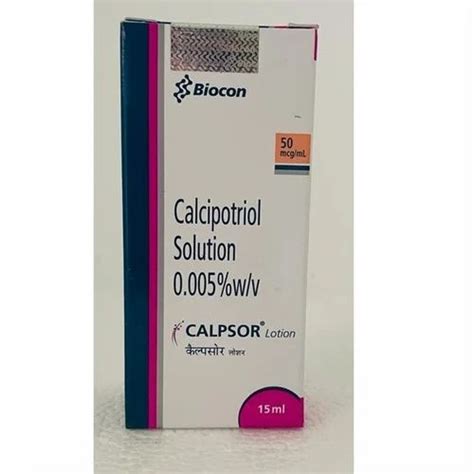 50mcgml 15ml Calcipotriol Solution Lotion For Clinical Packaging