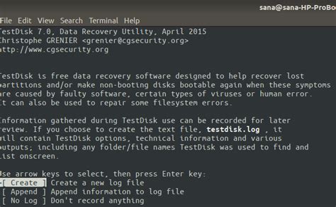 How To Recover Deleted Files In Ubuntu Through TestDisk VITUX