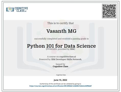 Vasanth Mg On Linkedin Im Thrilled To Share That Ive Successfully