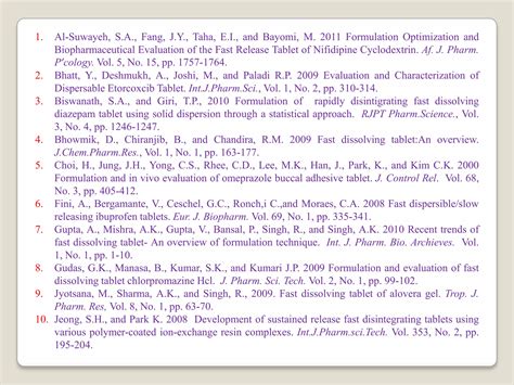 Formulation And Evaluation Of Fast Dissolving Tablets Pdf