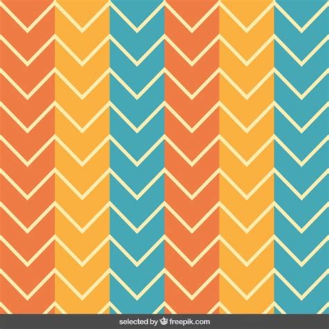 Free Retro Zig Zag Pattern Nohatcc
