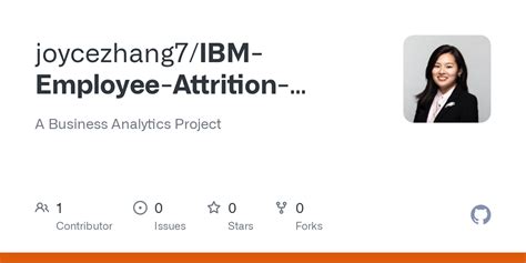 GitHub Joycezhang IBM Employee Attrition Analysis A Business Analytics Project