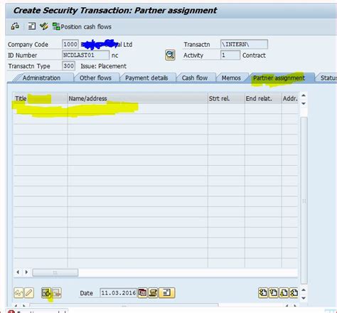 Solved Ftrcreate Securities Partner Assignment Tab Sap Community
